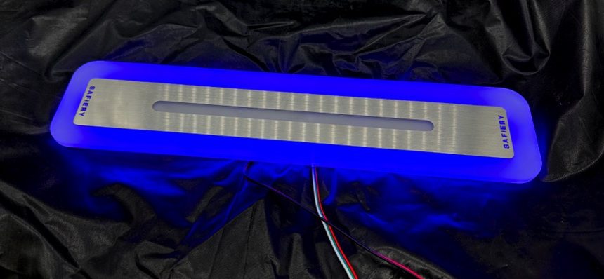 Dual Colour LED for Canopy door or ceiling Slimline Combo Downlight ...