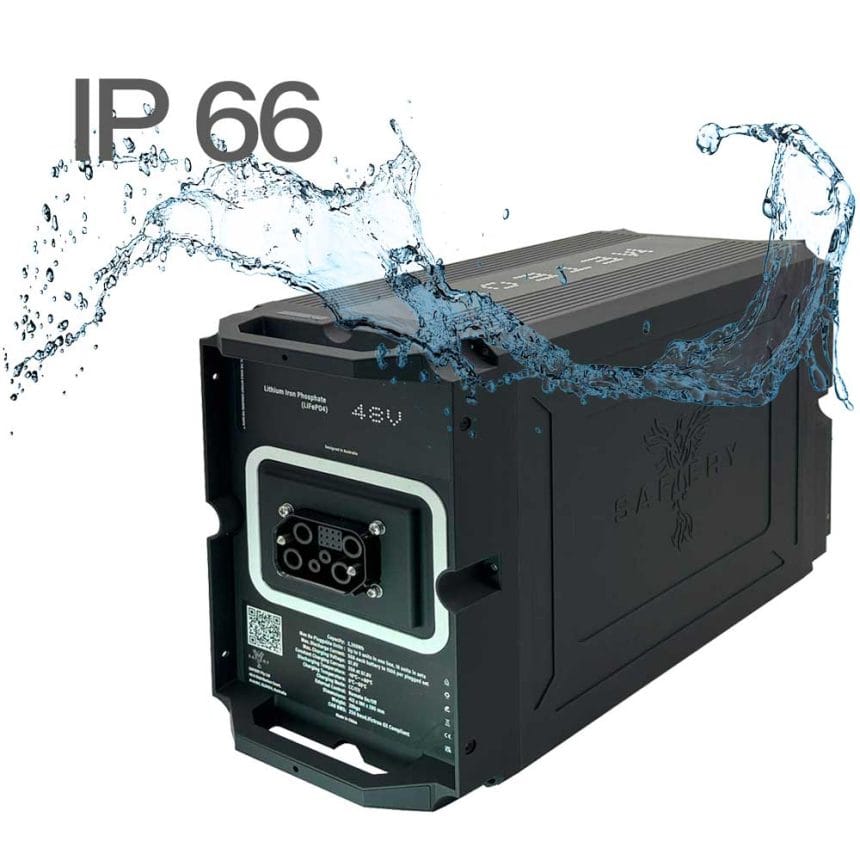 Meteor 48V 8,000W Power Sealed Safe Lithium Battery – Safiery