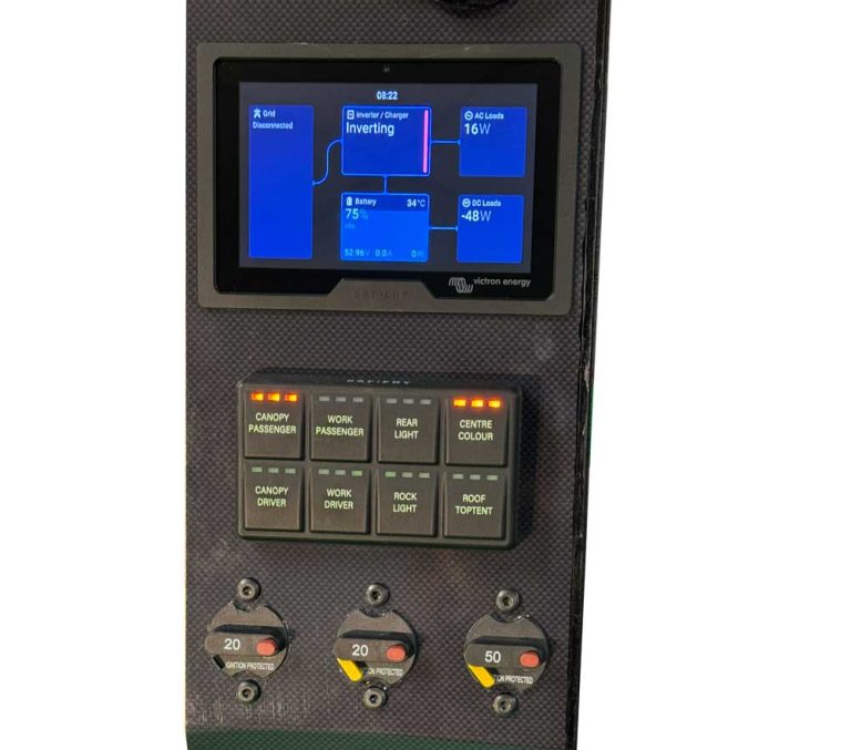 4WD Canopy Power Packs 125A DC DC 3000W Inverter Digital Switching ...