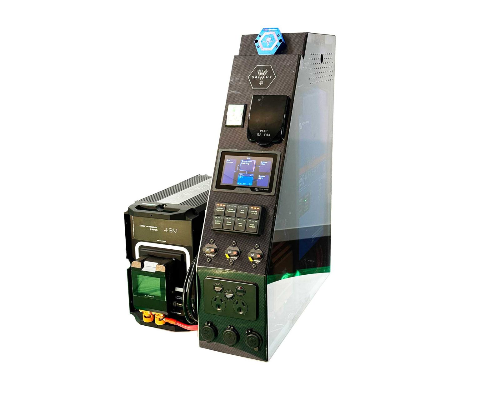 4WD Canopy Power Packs 125A DC DC 3000W Inverter Digital Switching ...