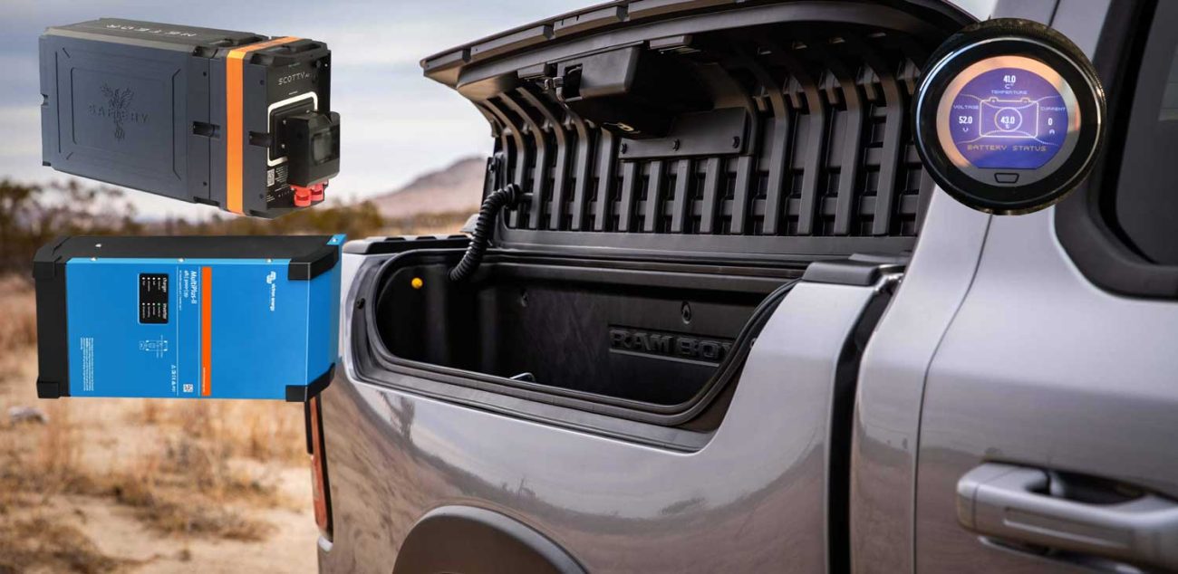 RAM1500 RAMbox Power Inverter 3000VA - Lithium Battery with 8000W Output