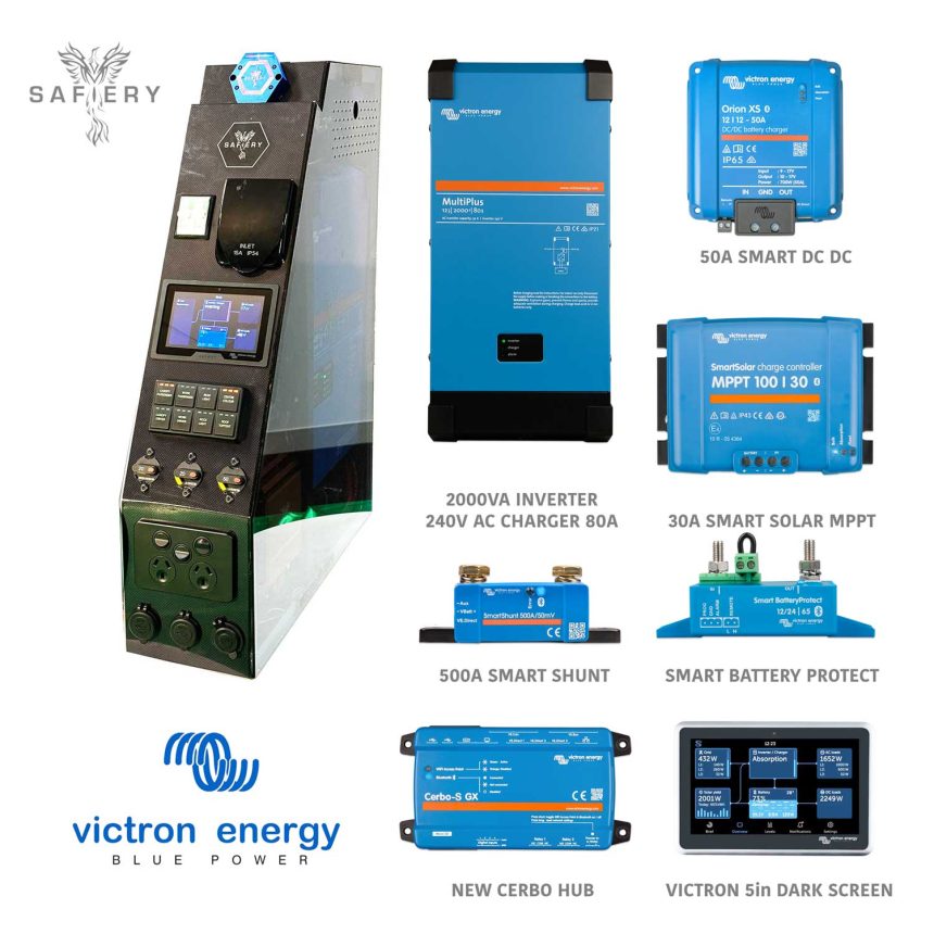 CANOPY 12V 50A DC DC 2000W Inverter 12 Channels VICTRON ONE TOUCH ...