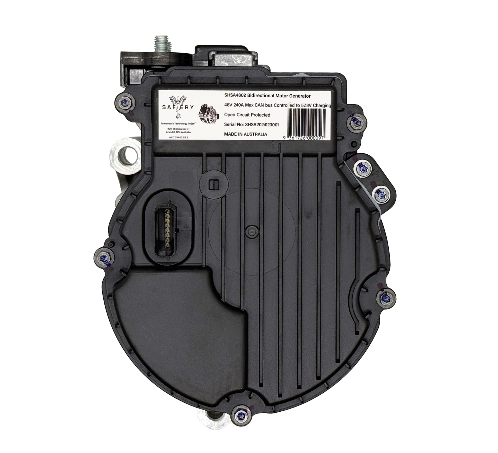48V BiDirectional Motor Generator Pad Mount with 12V 3000W Auxilliary ...