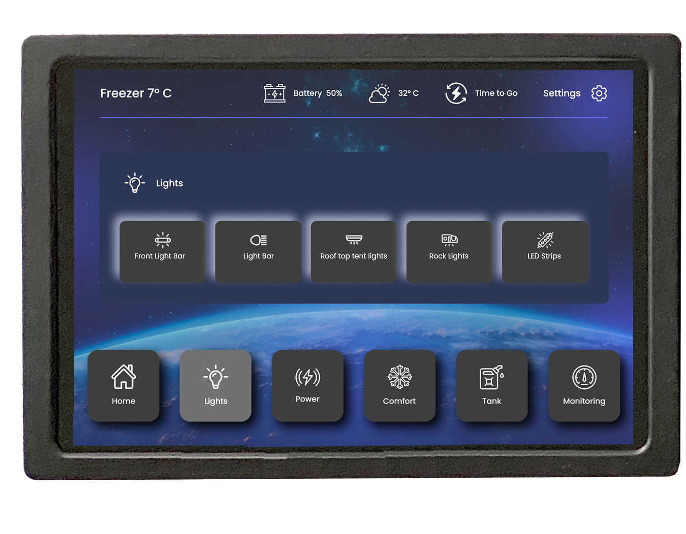 Safiery Smart Touch Display