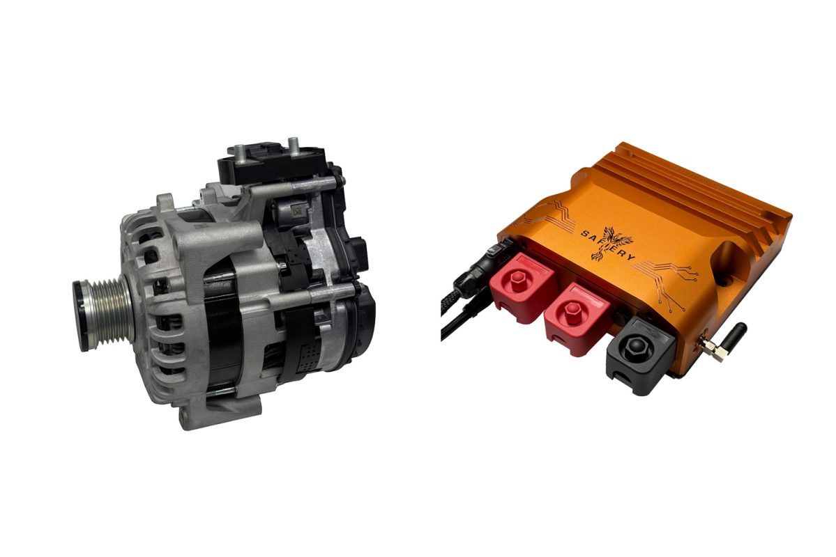 48V BiDirectional Motor Generator Sprinter with 12V 1500W Auxilliary ...